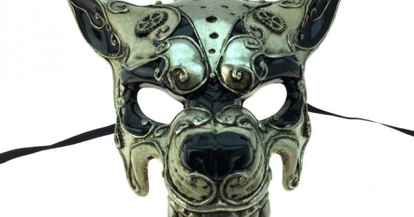 Steampunk wolf Mask