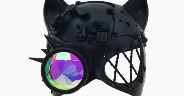 Steampunk cat mask